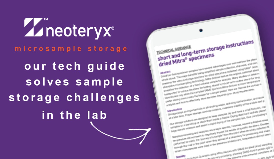 About Neoteryx | Microsampling Unit of Trajan