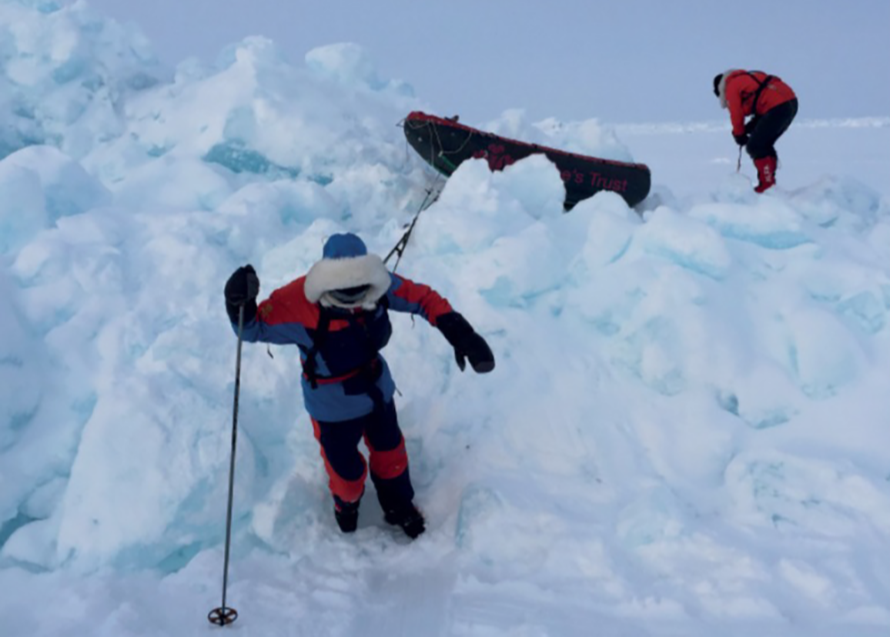 Microsampling: Antarctica Explorers Track Impact of Climate on Humans
